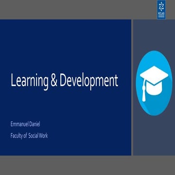 Learning and Development | PPTX