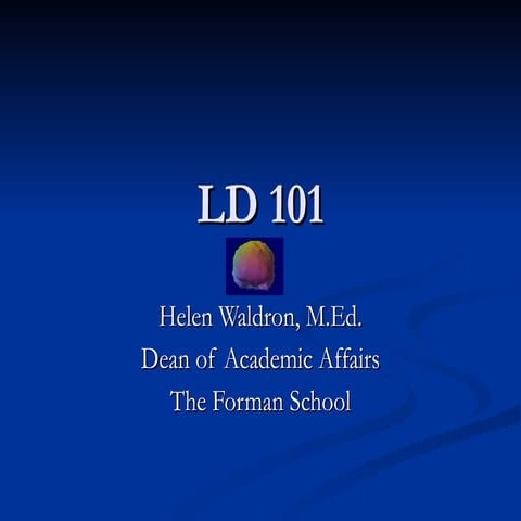 Ld 101 Tabs | PPT | Homework and Study | Education