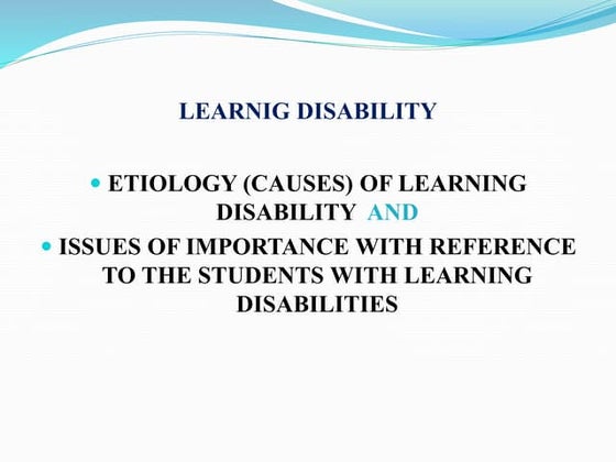 Perinatal and postnatal causes of intellectual disabilities chapter 2 ...