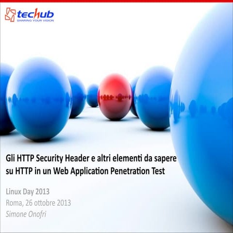Gli HTTP Security Header e altri elementi da sapere su HTTP in un Web Application Penetration ...