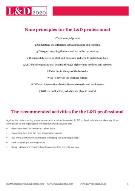 Sample programme content (1) | DOC | Business | Business and Finance