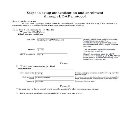 Ldap auth and_enrolment_set-up | PDF