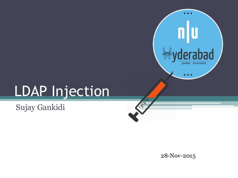 Ldap injection Ldap injection