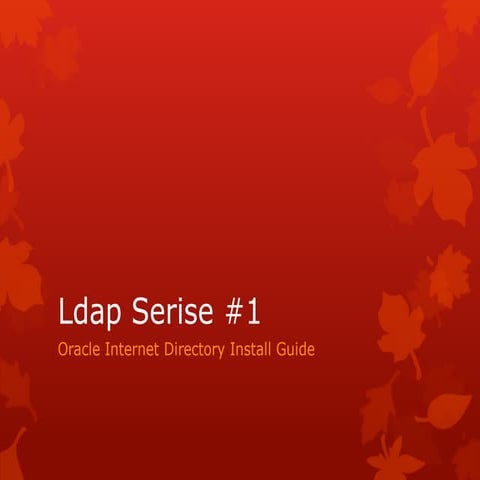 Ldap serise v1 | PDF
