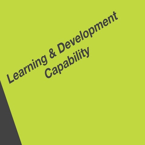 L&D Capability | PPT