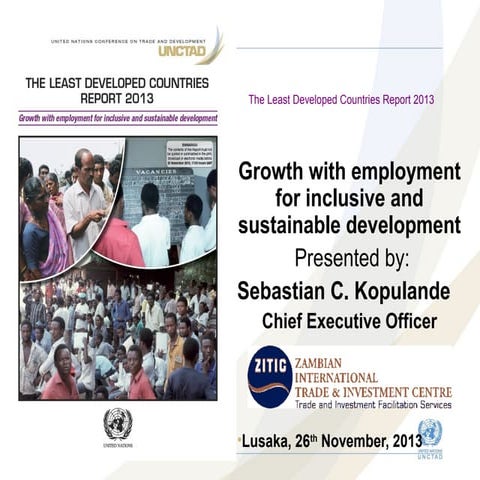 LAUNCH OF THE UNCTAD LDC REPORT 2013 | PPT