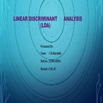 LDE ML PPT.pptx machine learning power point | PPT