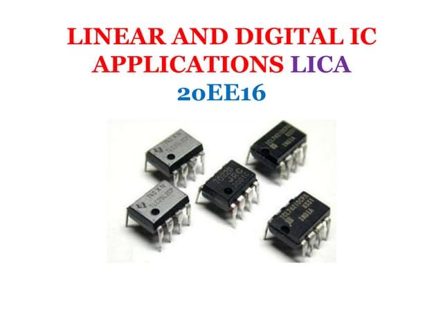 OPERATIONAL AMPLIFIER (OP-AMP)**** | PPTX | Computer Peripherals | Computing