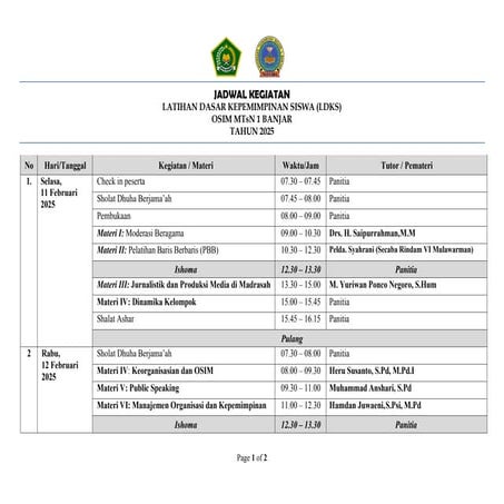 LDKS 2025 - OSIM MTsN 1 Banjar - Jadwal.pdf