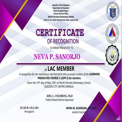 Certificates for LAC Session.docx