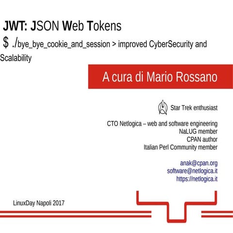 JWT: JSON Web Tokens - bye bye Session and Cookie - RFC7519 | ODP | Web Development | Internet