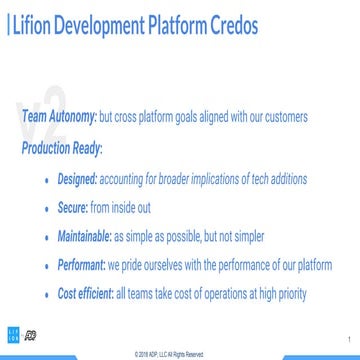 LDP Credos v2 | PDF