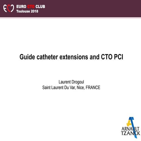 Guide catheter extensions and CTO PCI | PDF