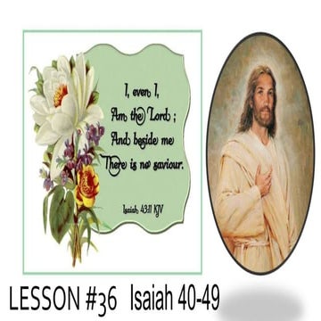 Isaiah 40-49 | PPTX