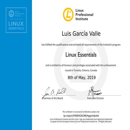 Linux Essentials Luis García Valle | PDF