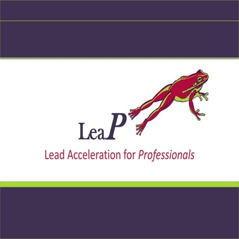 Lead Acceleration Program For Professionals | PPT