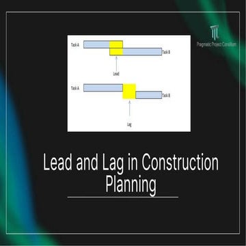 Lead and Lag in Logic of Project Programme | PDF