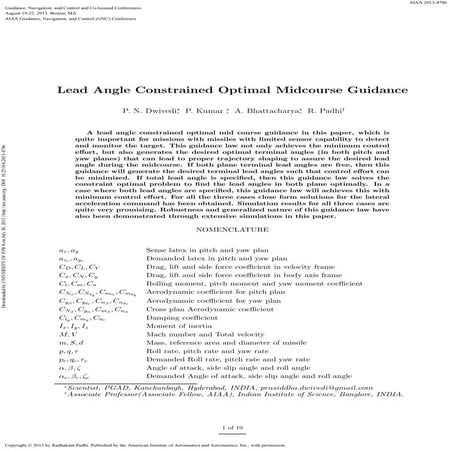 Lead Angle Constrained Optimal Midcourse Guidance.pdf