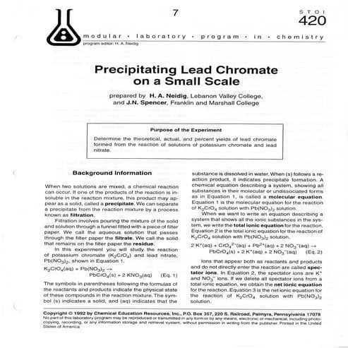 Lead chromate page 1 | PDF