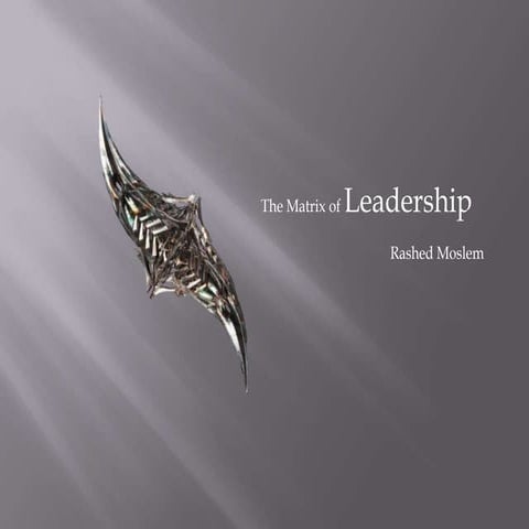 The Matrix of Leadership | PPTX