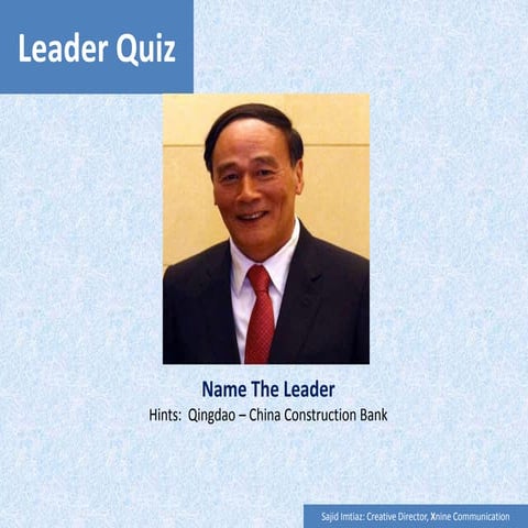 Leader Quiz | PPT