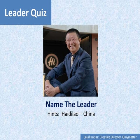 Leader Quiz | PPTX