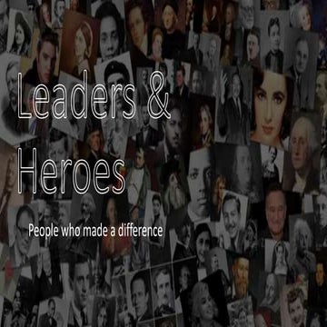 Heroic Leaders Lecture 1 | PPT