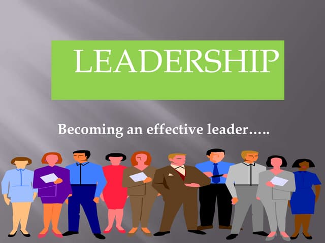 Basic skill of leadership | PPTX
