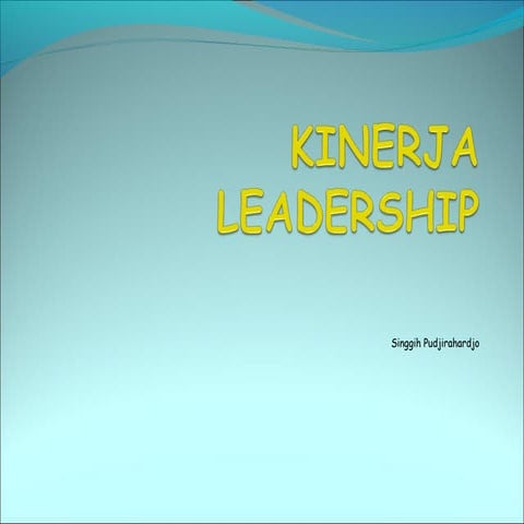 Presentasi Proactive Leadership | PPTX
