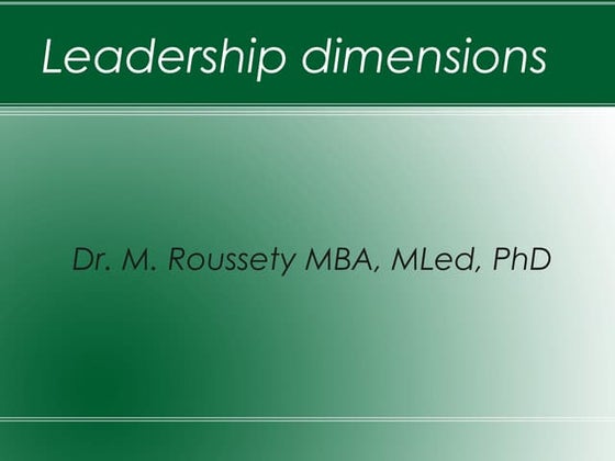 Succ leadership ph | PDF