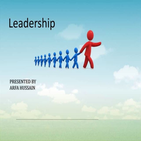 Leadership - Introduction to Management | PPTX