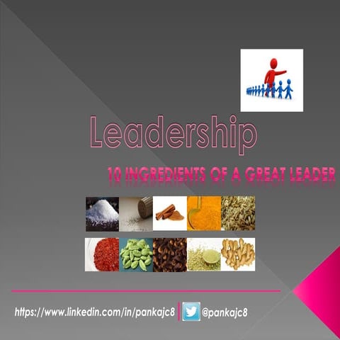 Leadership - 10 Ingredients of a Great Leader | PDF