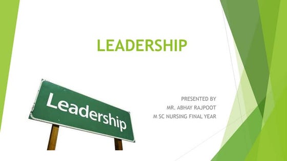 Qualities Of Good Leadership | PPTX