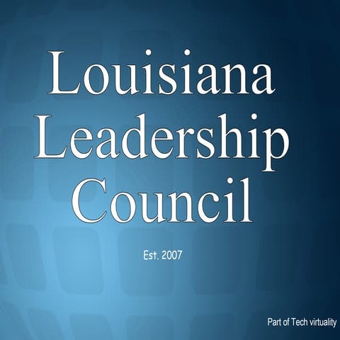 Leadership Council Intro | PPT