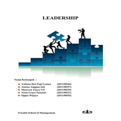 Leadership Summary : TRAITS, BEHAVIORS, AND RELATIONSHIPS & CONTINGENCY ...