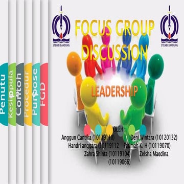Focus Group Discussion - Leadership- Kepemimpinan - STIE STEMBI ...