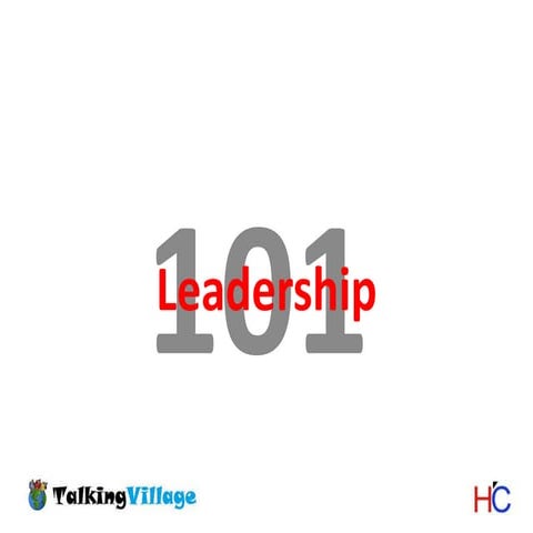 Leadership 101 | PPT