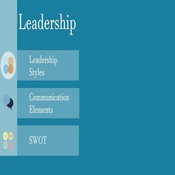 Leadership 3 things every leader has to know | PPTX