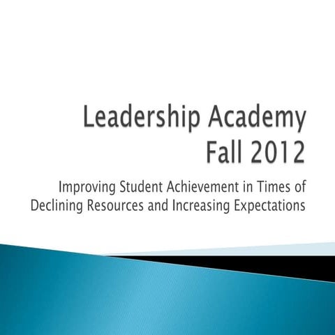 Leadership academy power point | PPT