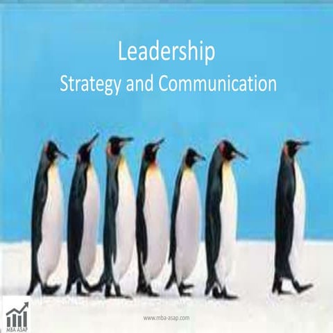 Leadership Strategy and Communication | PPTX