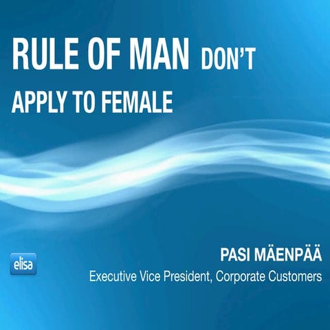 Rule of man don't apply to female | PDF
