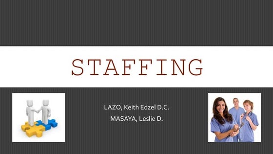 Staffing - Management | PPTX