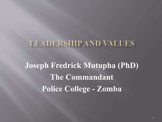 LEADERSHIP TRAINING MODULE TAGALOG VERSION | PPT