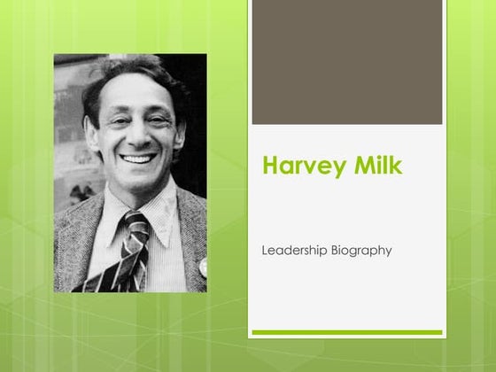Harvey Milk - Emma Tracy | PPTX