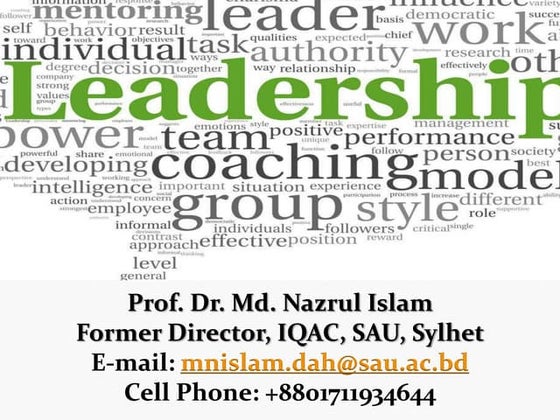 Qualities Of Good Leadership | PPT