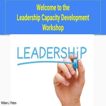 Leadership Capacity Development | PPT