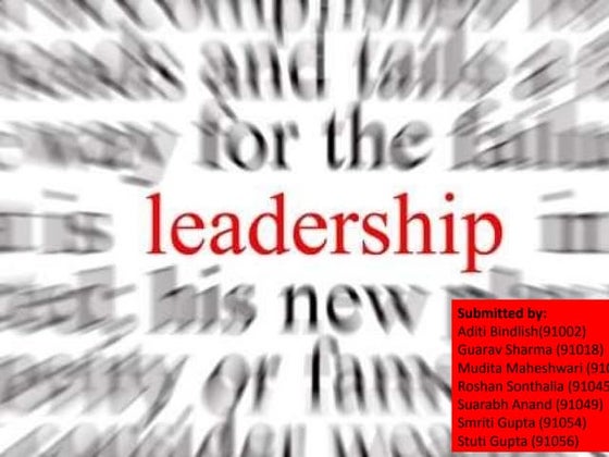 Leadership types | PDF