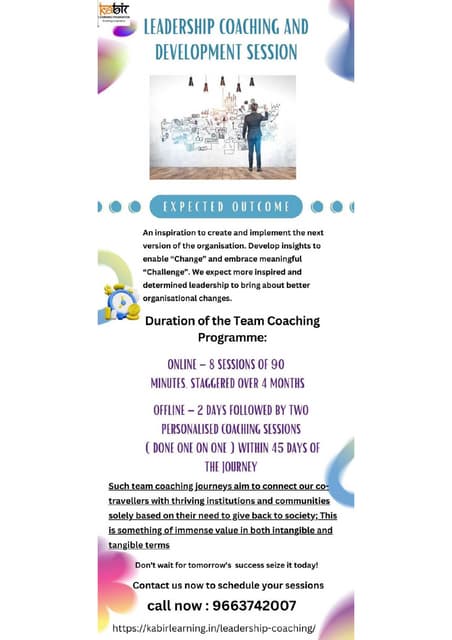 change management training and coaching for Leaders | PDF