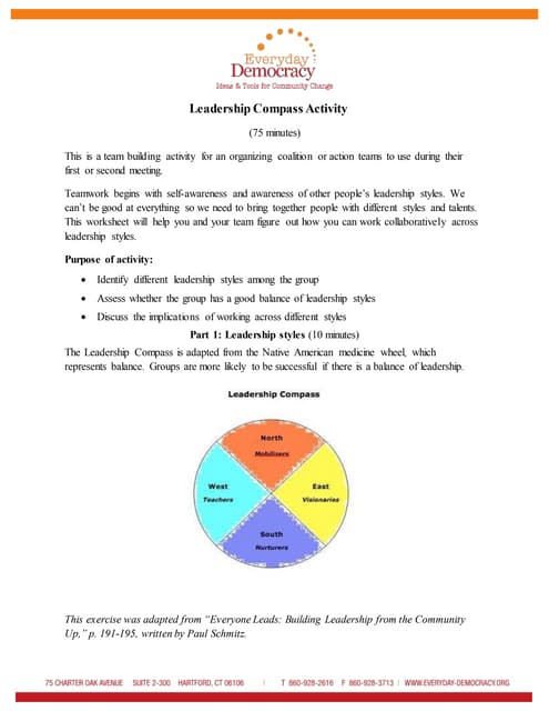 Leadership Compass | PPTX