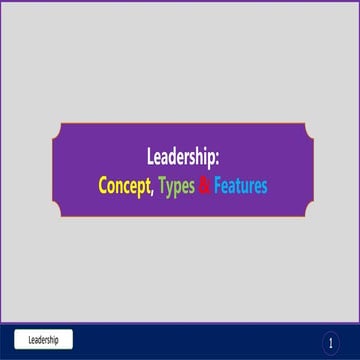 Leadership style of Coca Cola Company | PPTX
